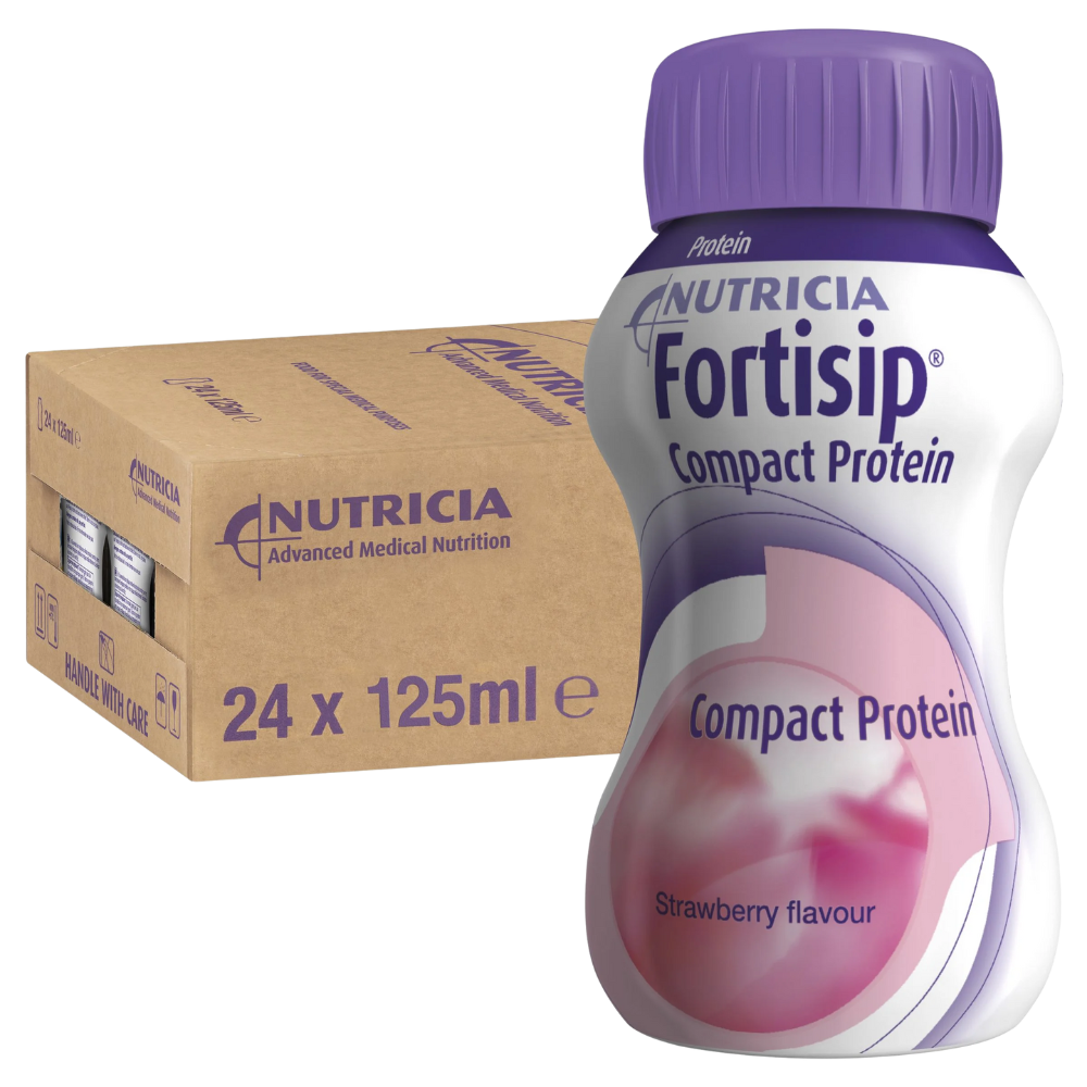 Fortisip Compact Protein Strawberry Bottle 125ml – Platinum Health Supply