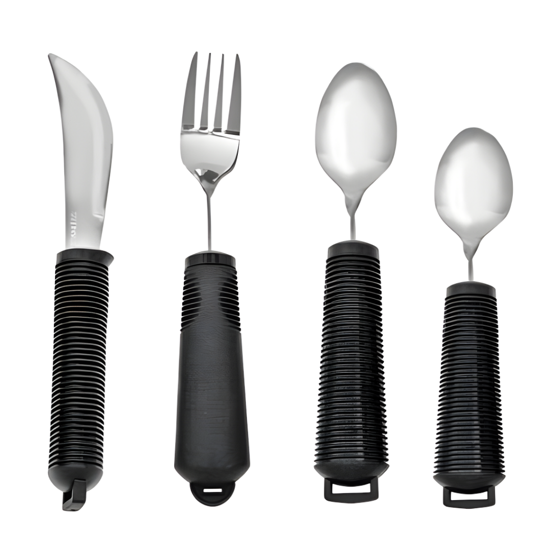 ADL Kitchen - Cutlery Bendable Utensils - Set of 4 (SuperGrip ...