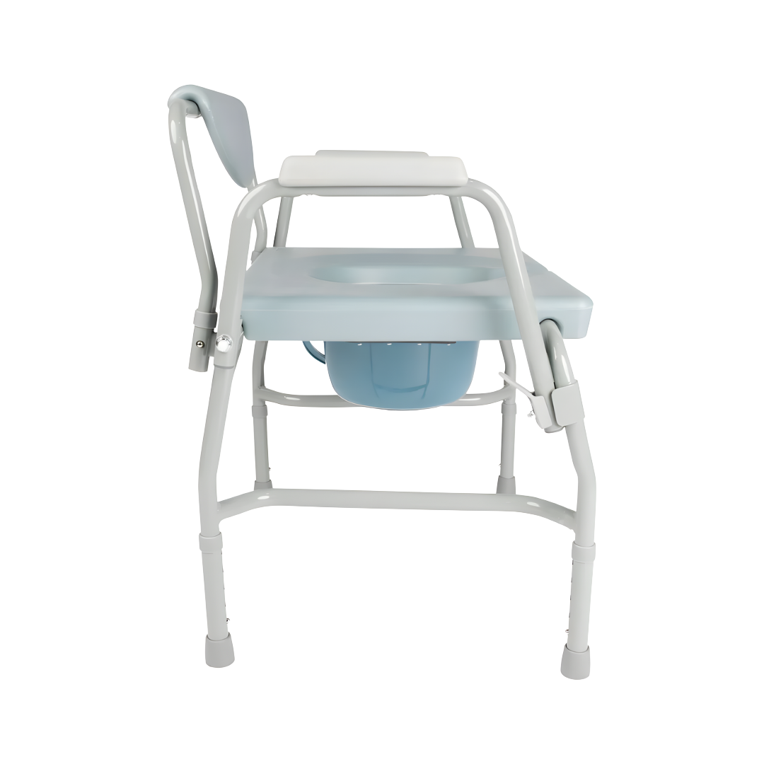 Hero Medical 3 in 1 - Bariatric Drop Arm Commode Chair with Bowl and L ...