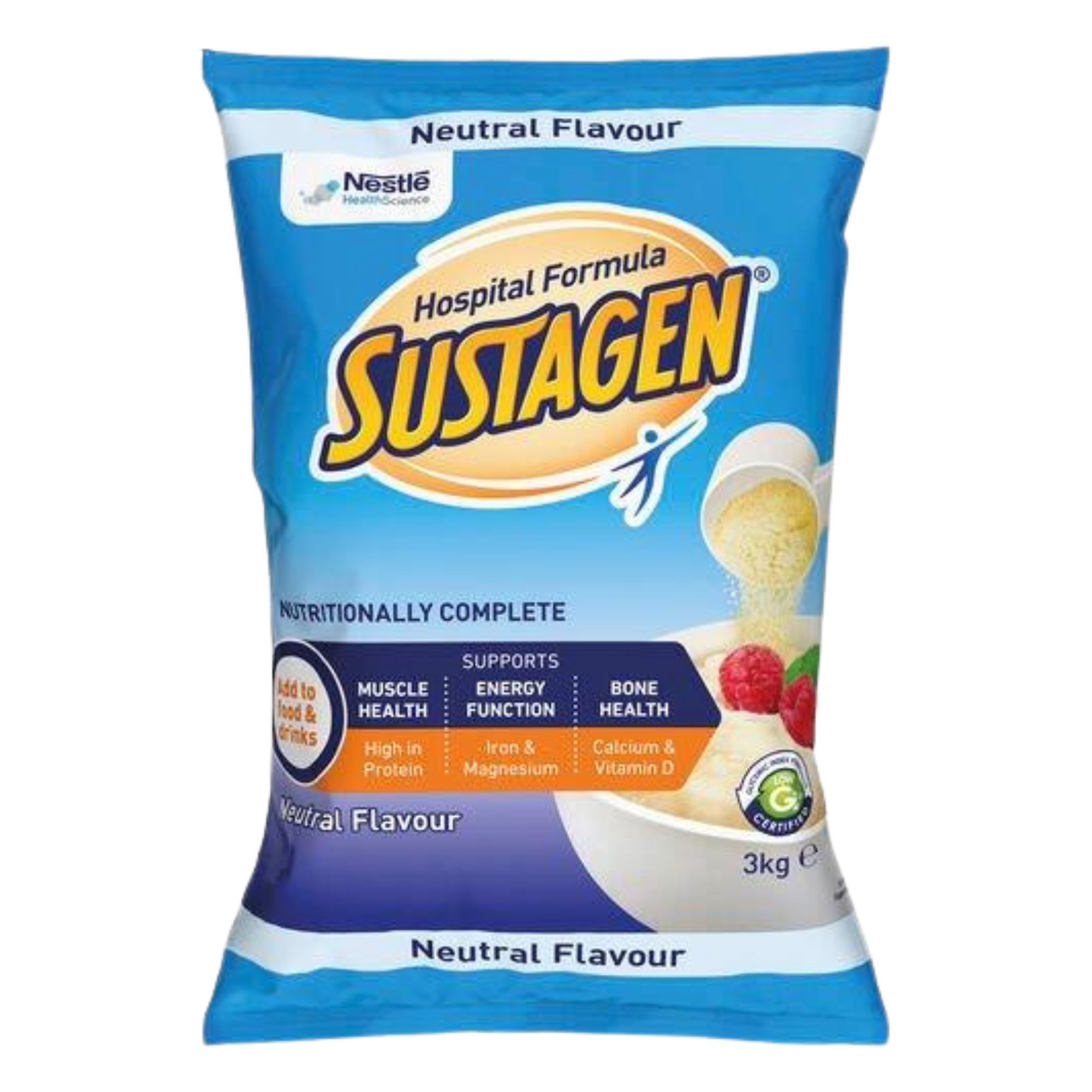 Nestle Sustagen Hospital Formula Neutral 3kg – Platinum Health Supply