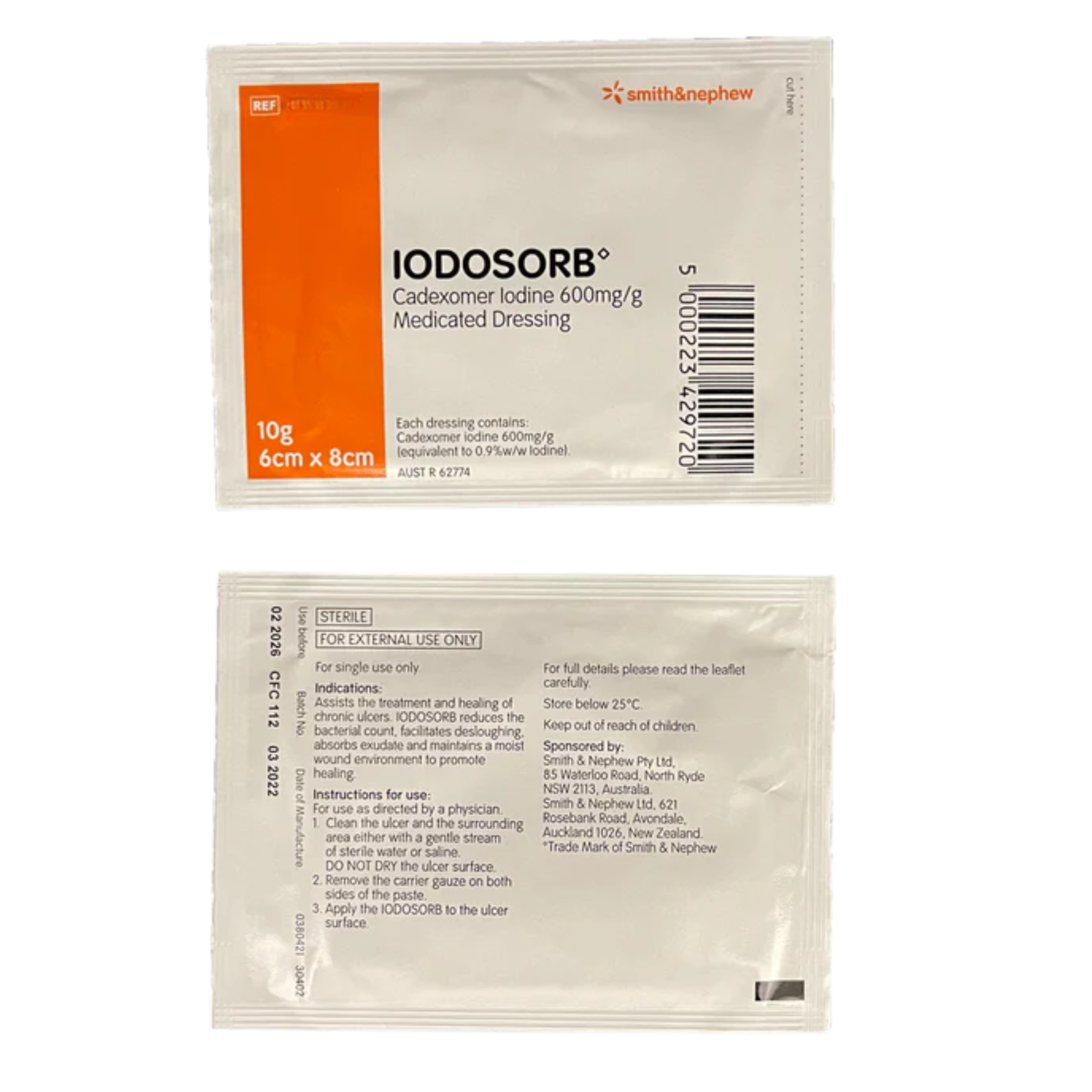 Iodosorb Dressing 10g – Platinum Health Supply