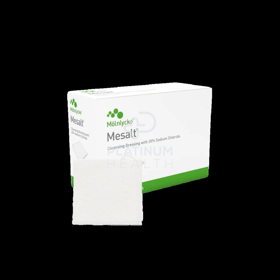 Molnlycke Mesalt Sodium Chloride Dressing 5x5cm – Platinum Health Supply